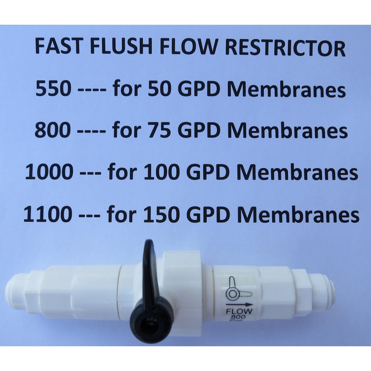 Flow Restrictor 420ML – AirWaterIce.com
